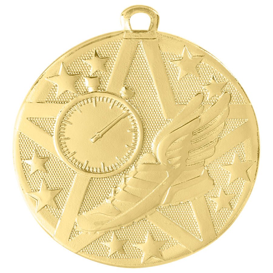1SS Superstar Series Track Themed Medal