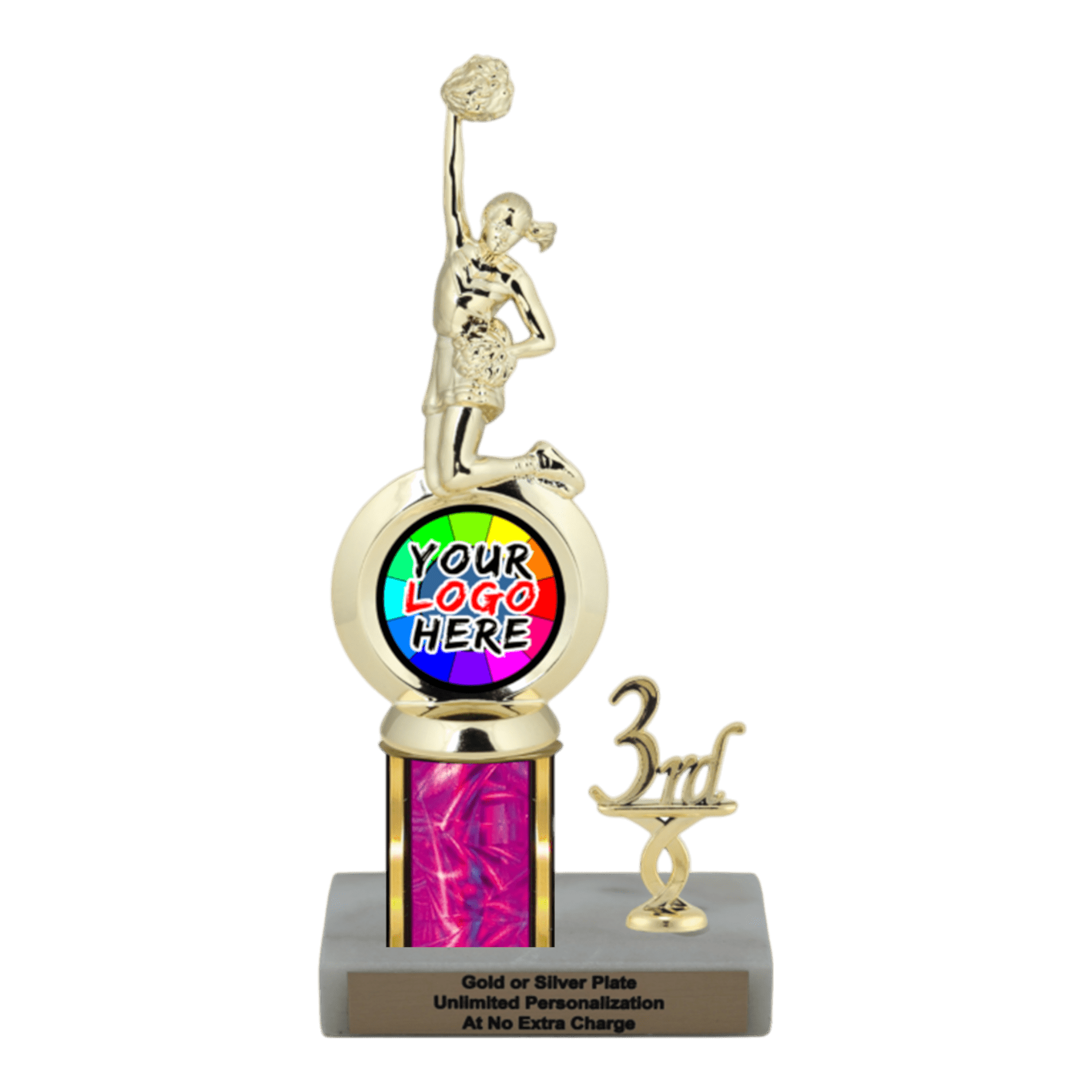 Customizable Insert Cheer Trophy - Type L Series 35706