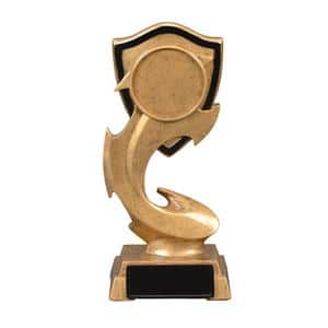 Electric Flame Series Custom Insert Resin Trophy