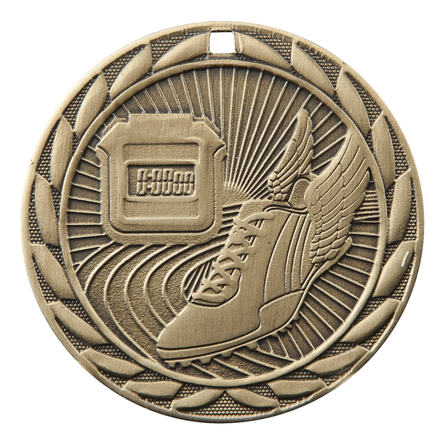 FE Iron Series Track Themed Medal