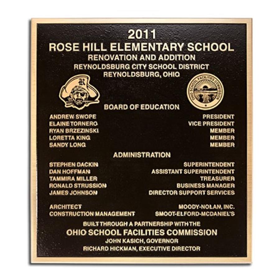 Cast Metal Plaques | Anderson Trophy Co.