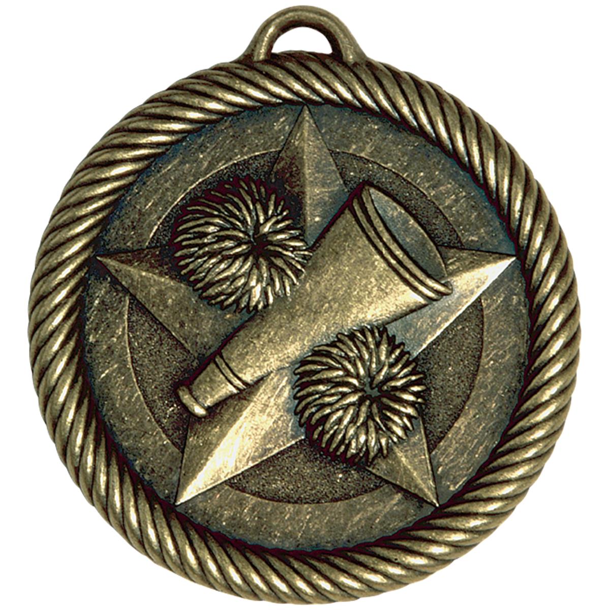 Rope Wreath Series Cheer Themed Medal