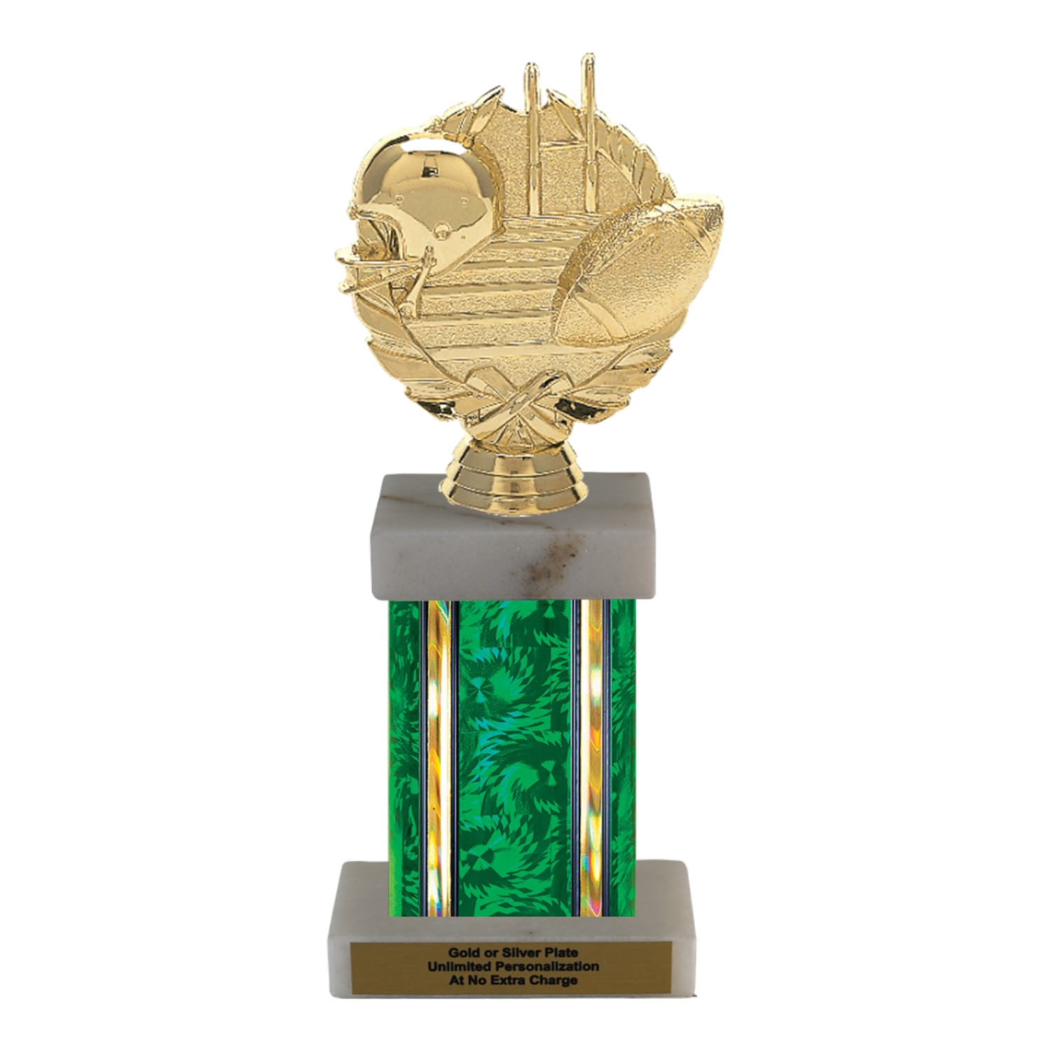 Custom Football Trophy - Type F Series 33028 - Engraved Base ...