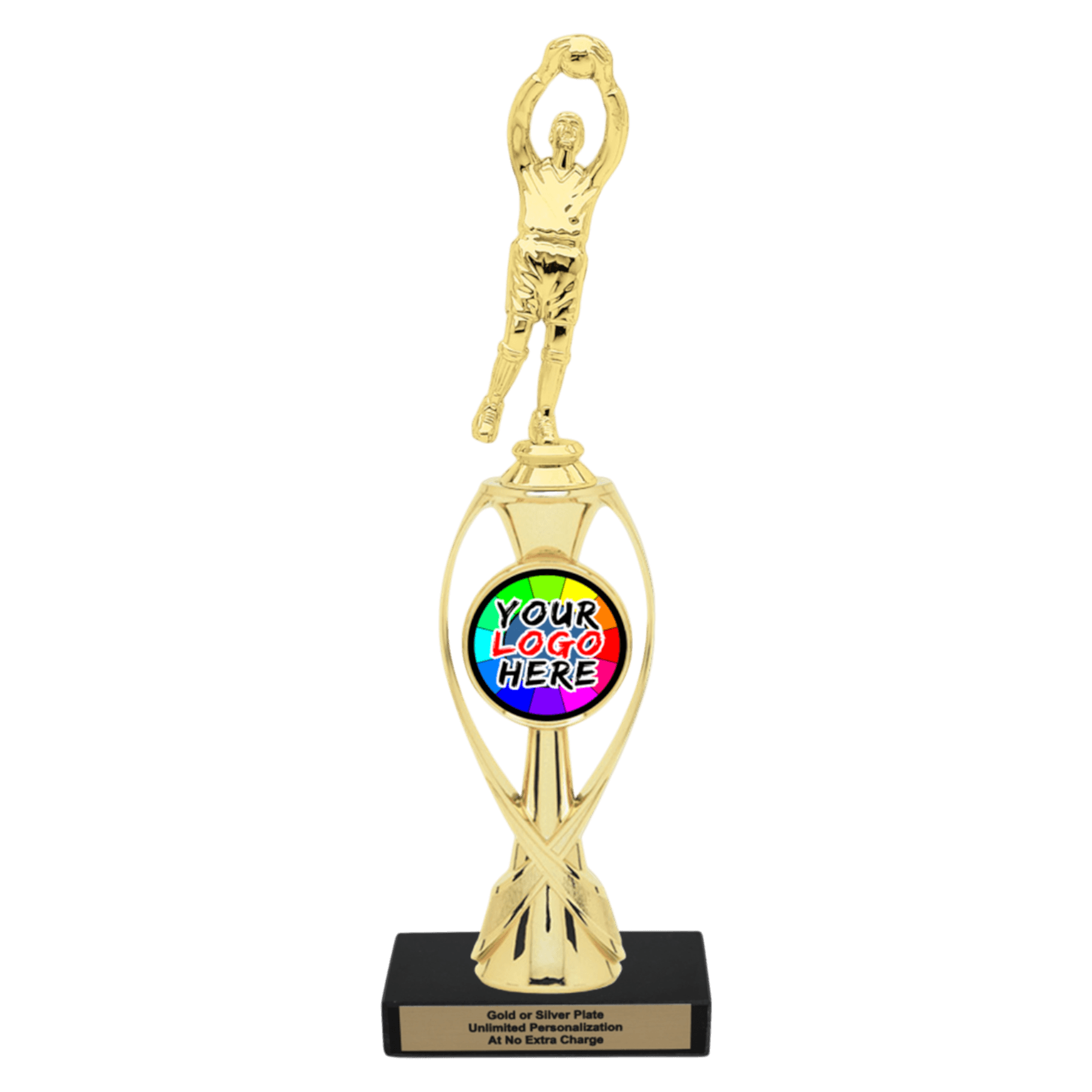 Custom Soccer Goalie Trophy - Type B Series 2F812/36013