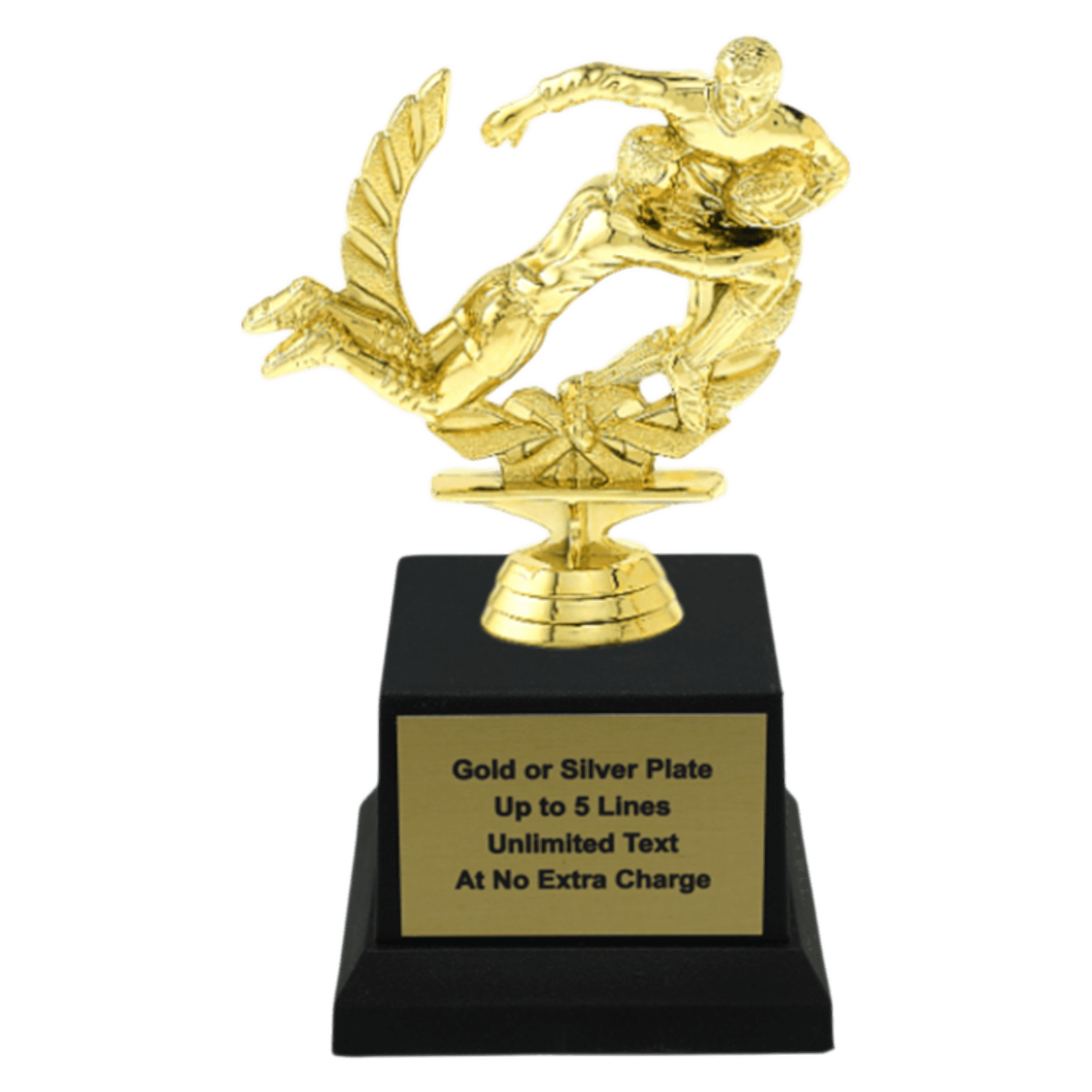 Custom Double Action Rugby Trophy - Type A1 Series 31455