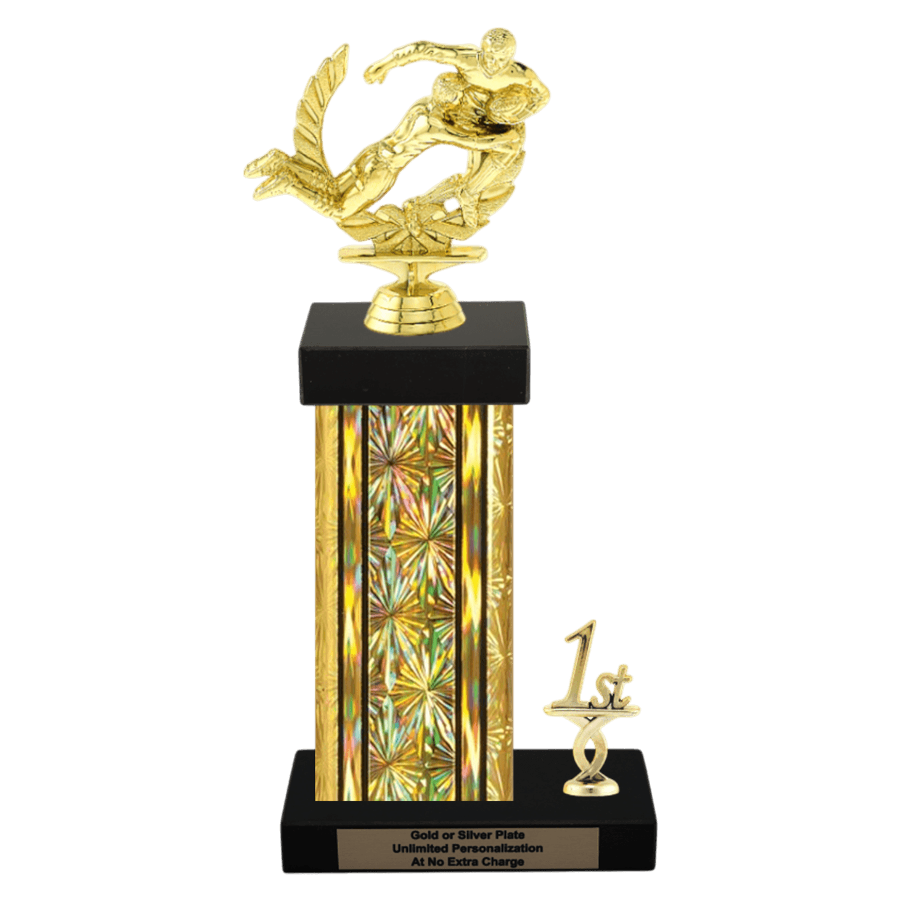 Custom Double Action Rugby Trophy - Type N Series 31455