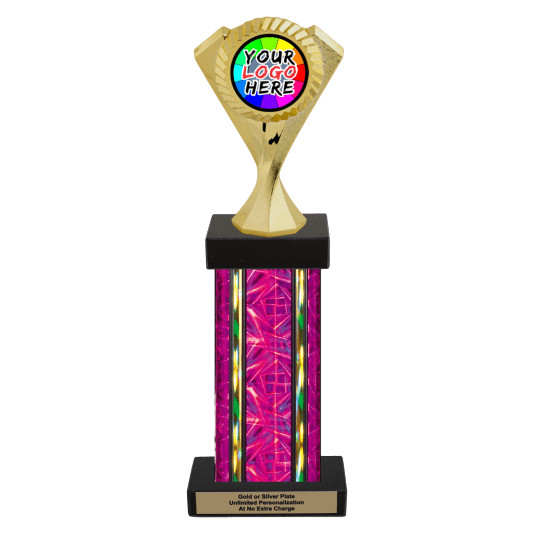 Custom Diamond Victory Customizable Insert Trophy - Type F Series 3545