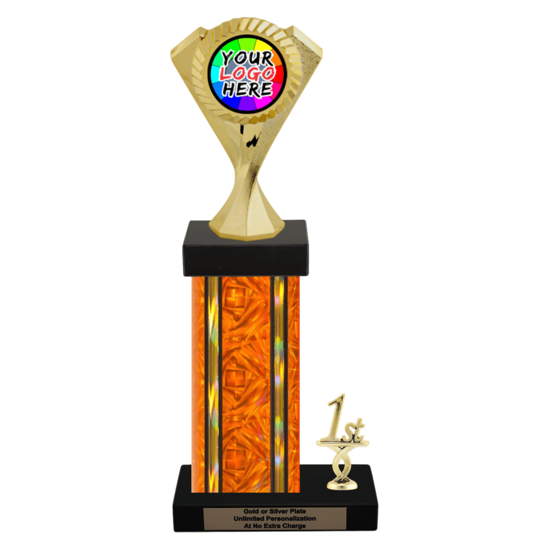 Custom Diamond Victory Customizable Insert Trophy - Type N Series 3545