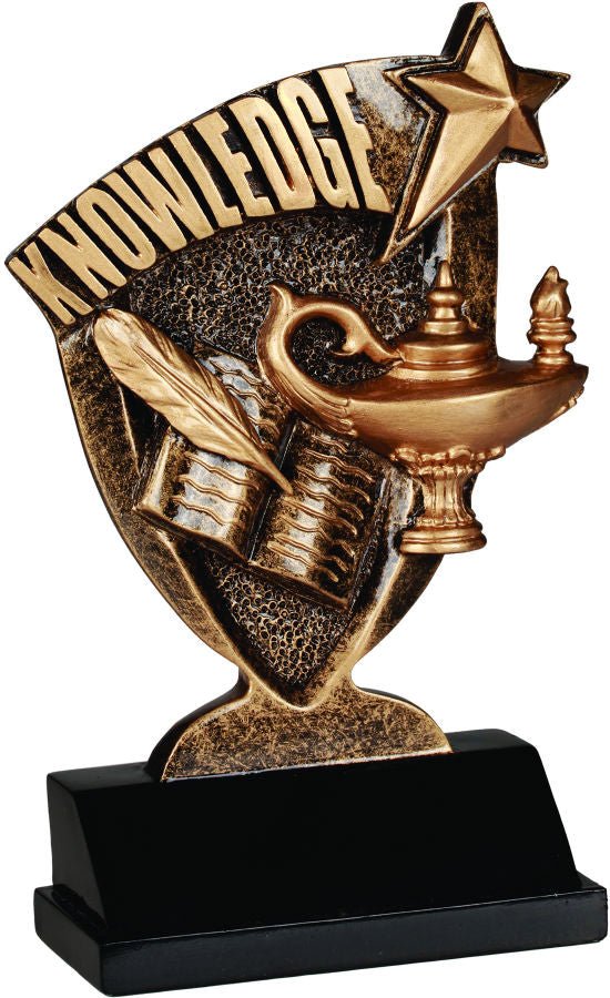 Broadcast Series Lamp of Knowledge Resin Trophy