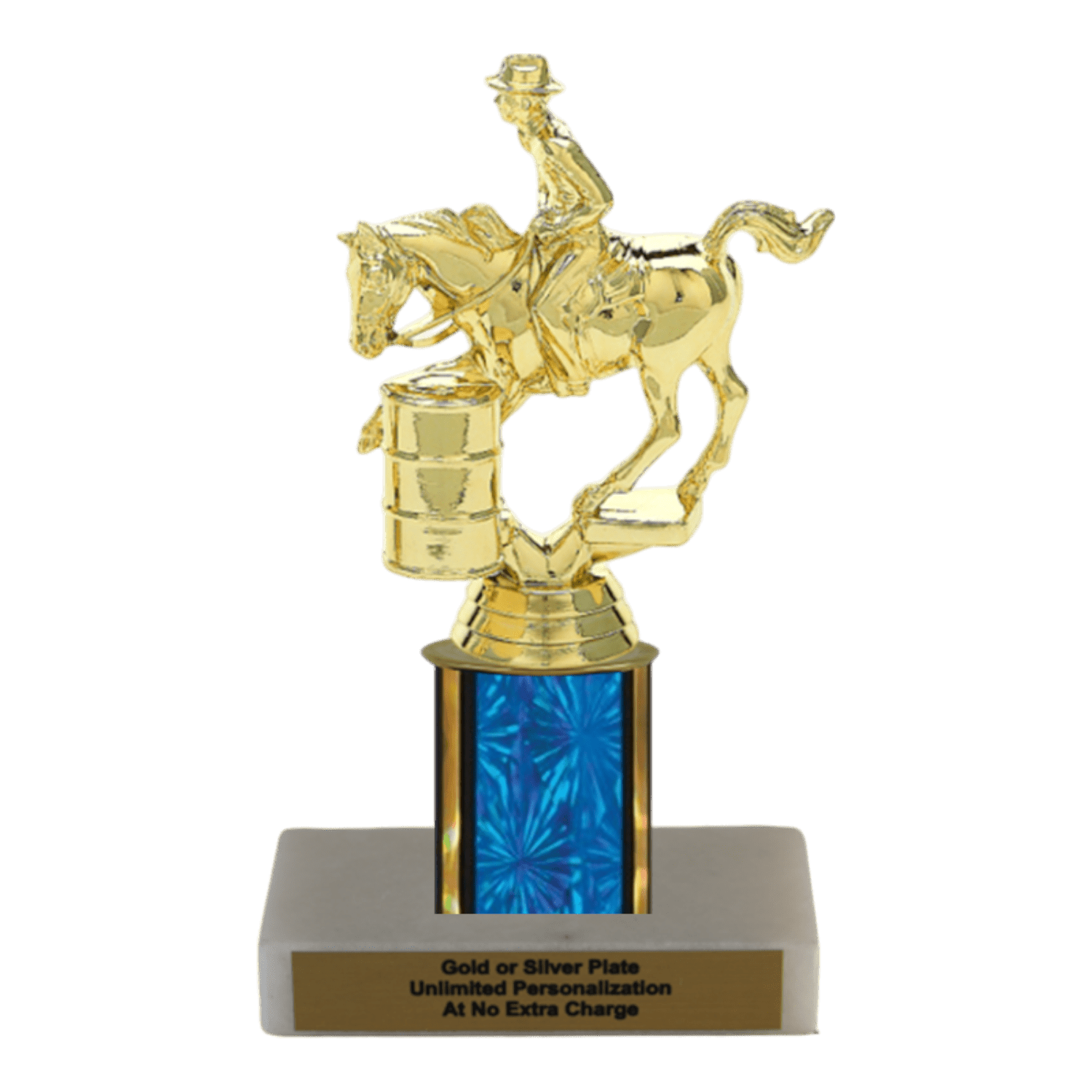 Custom Barrel Racing Horse Trophy - Custom Barrel Racing Trophy ...