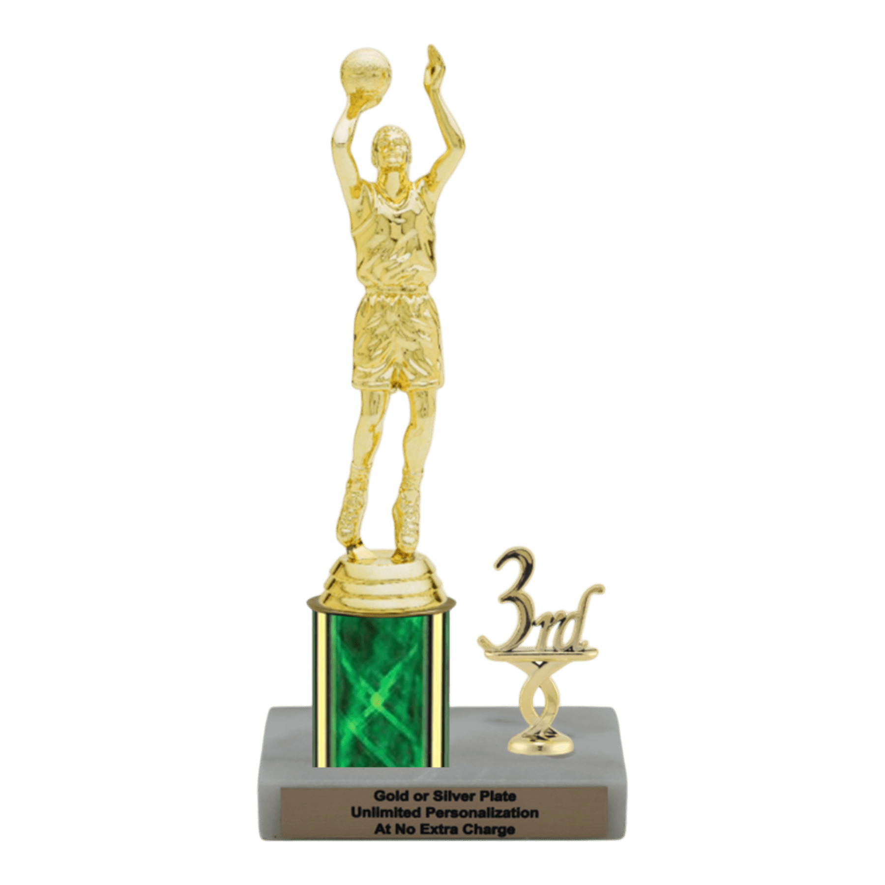 Custom Basketball Trophy - Type L Series 3505 - custom basketball ...