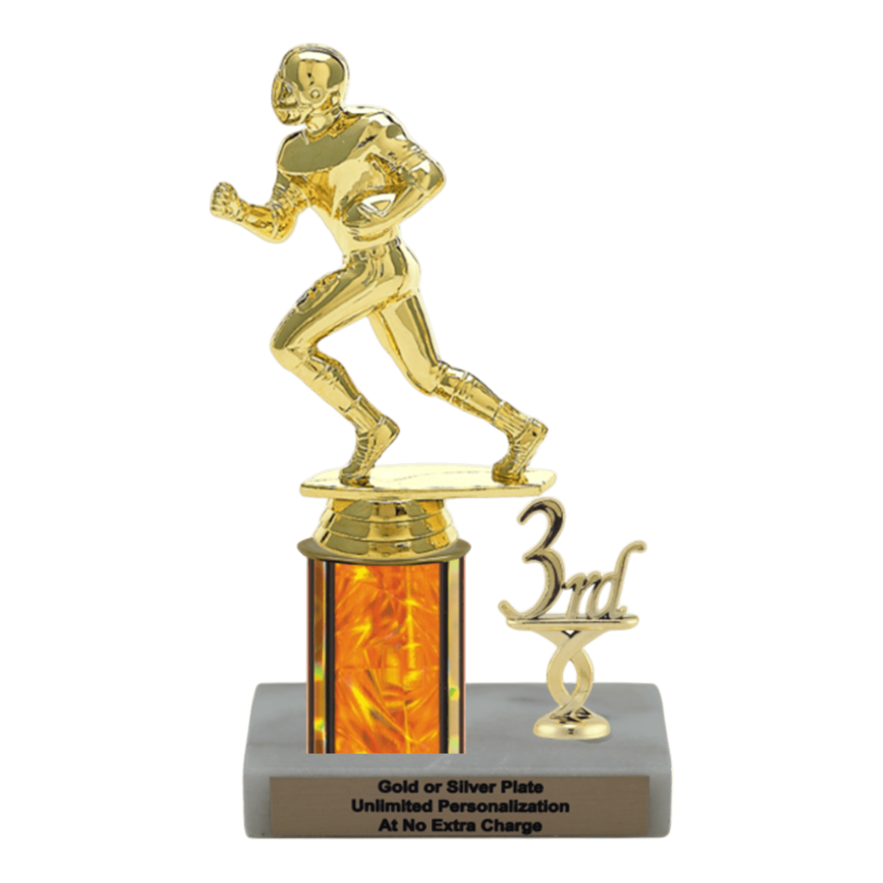 Custom Football Runner Trophy - Type L Series 3500