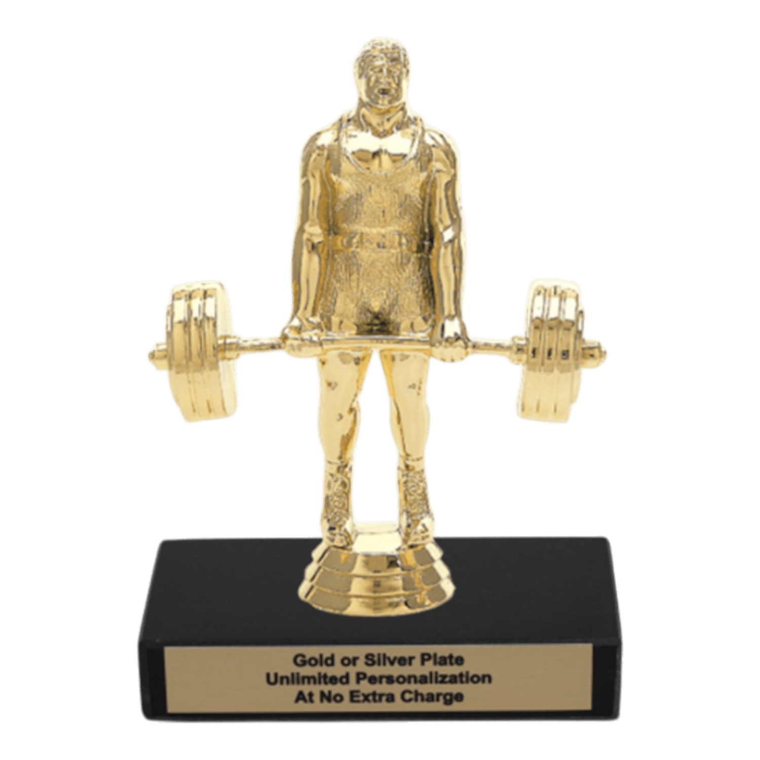 Custom Power Lifter Trophy - Custom Trophy | Engraved Nameplate