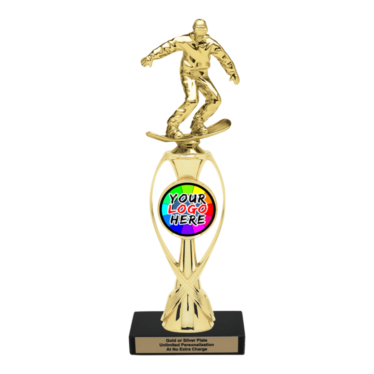 Custom Snowboarding Trophy - Type B Series 2F1022/36013