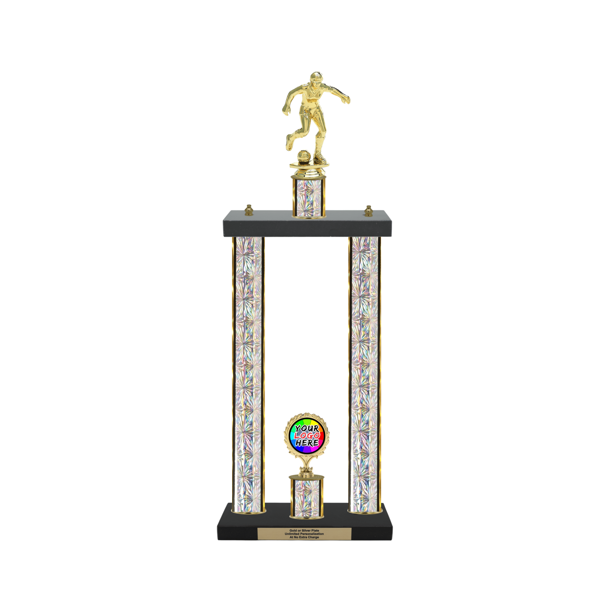 Custom Soccer Trophy - 2 Post Series 3515