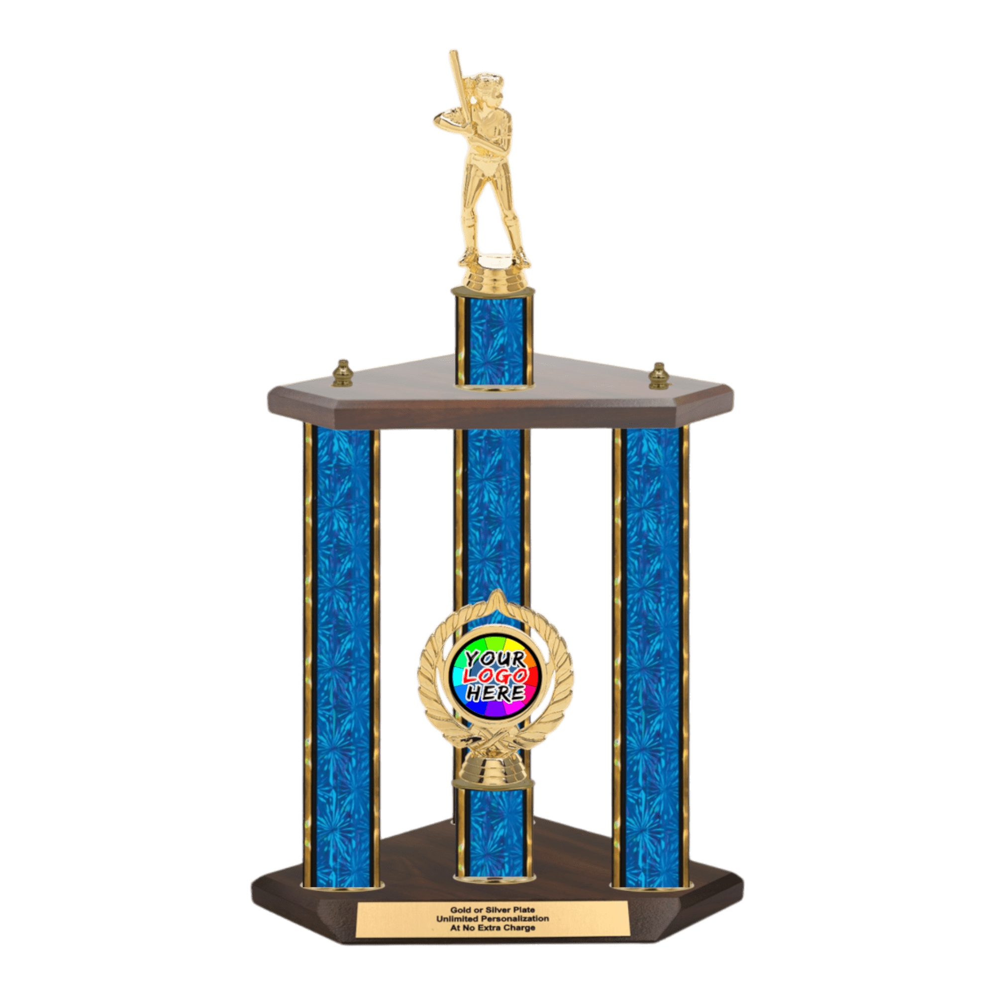 Custom Softball Trophy - 3 Post Series 3520