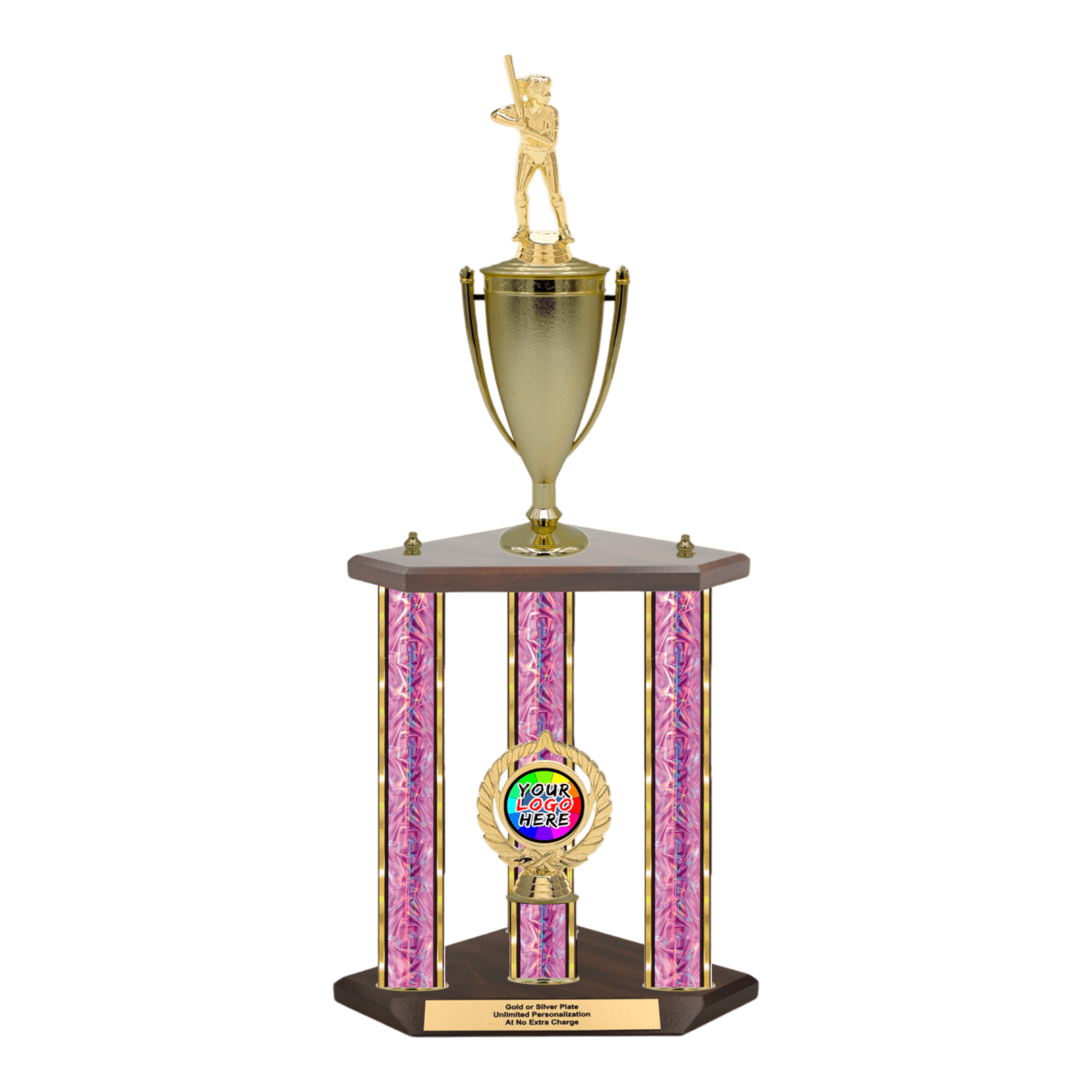 Custom Softball Trophy - 3 Post Series 3520/2C17C