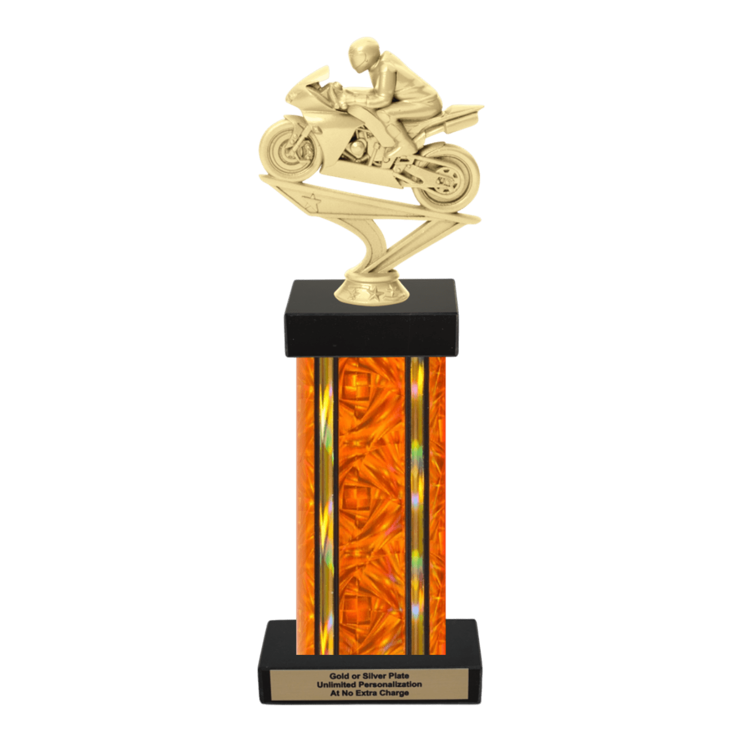 Custom Motorcycle Trophy - Type F Series 2MF4315 - Engraved Nameplate ...