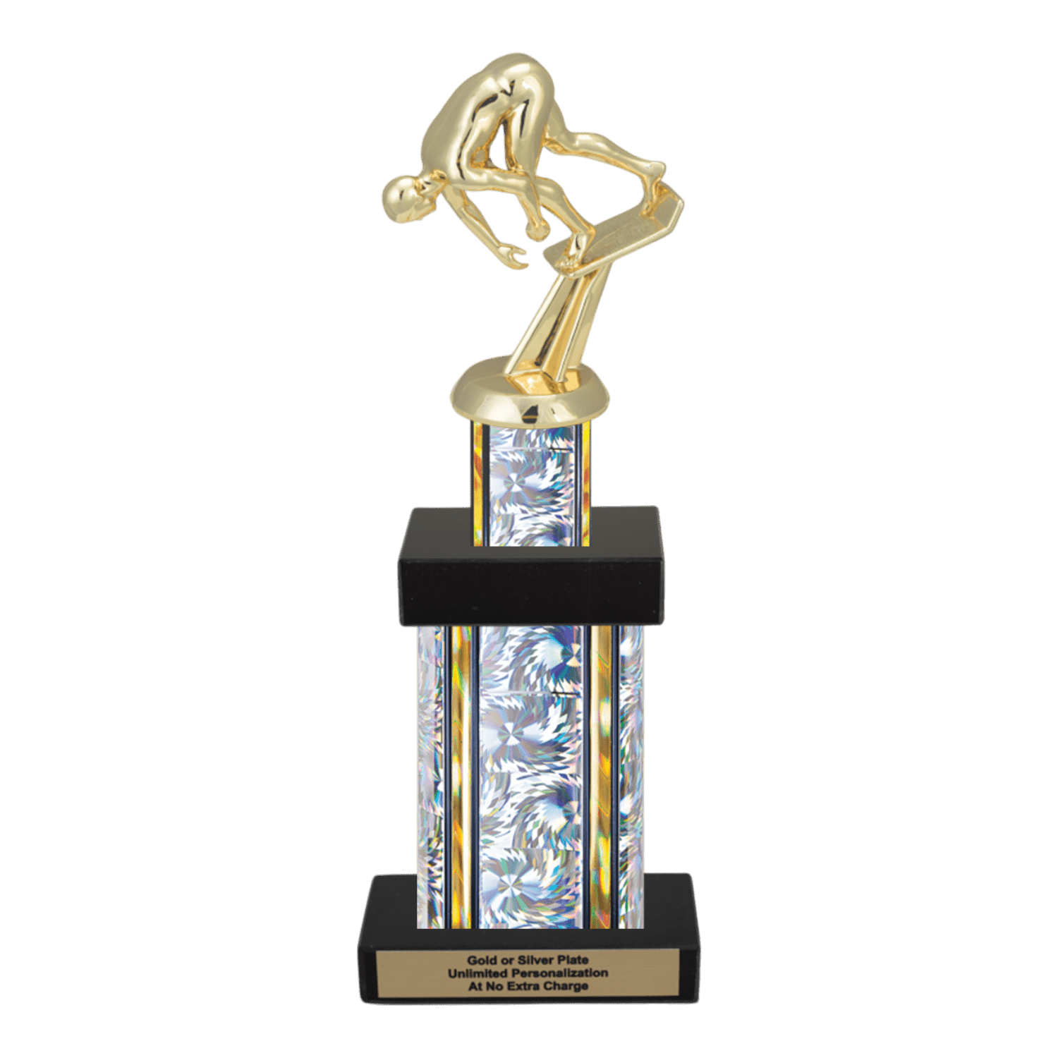 Custom Starting Block Swim Trophy - Type G Series 35212