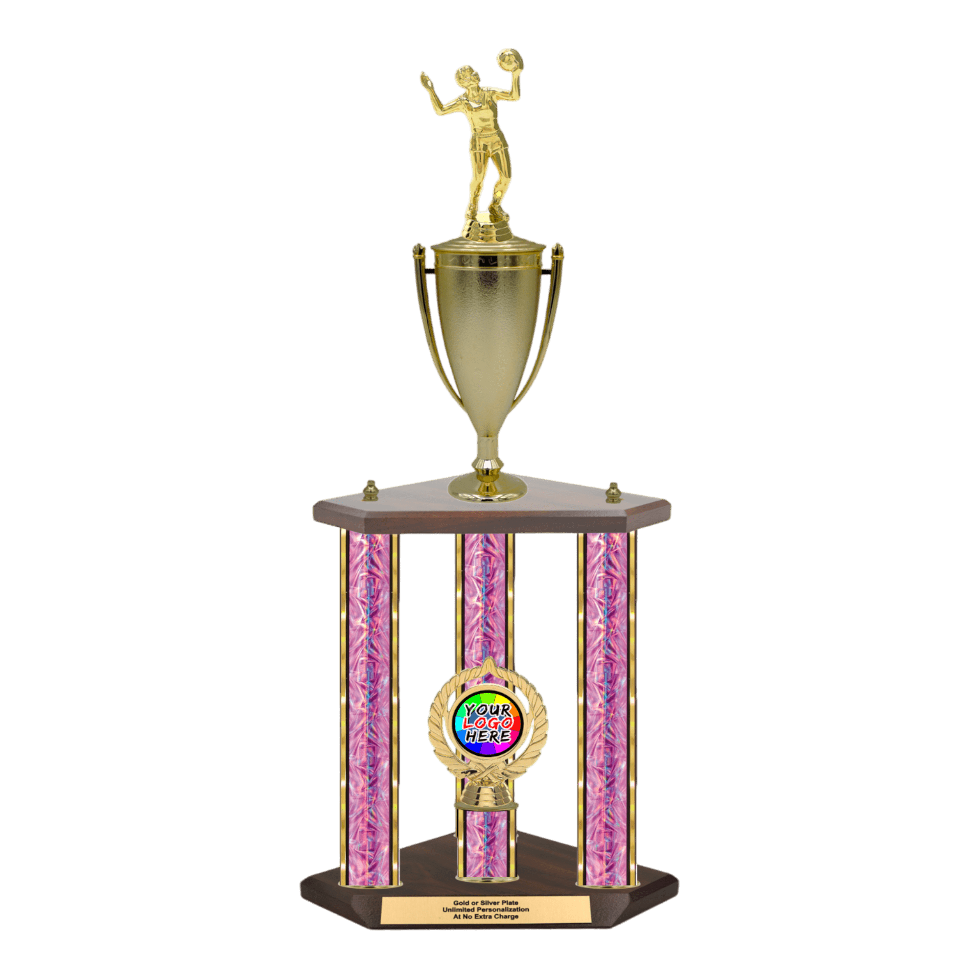 Custom Volleyball Trophy - Custom Volleyball Trophy | Engraved Nameplate