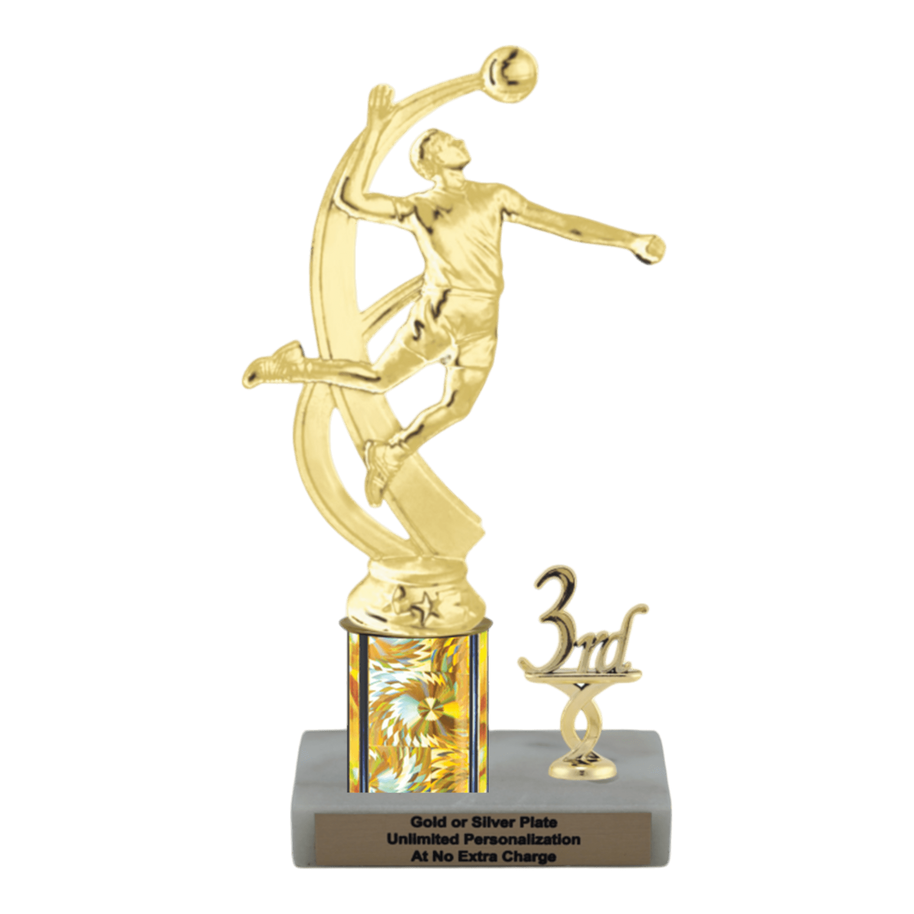 Custom Volleyball Trophy - Type L Series 2MF4525