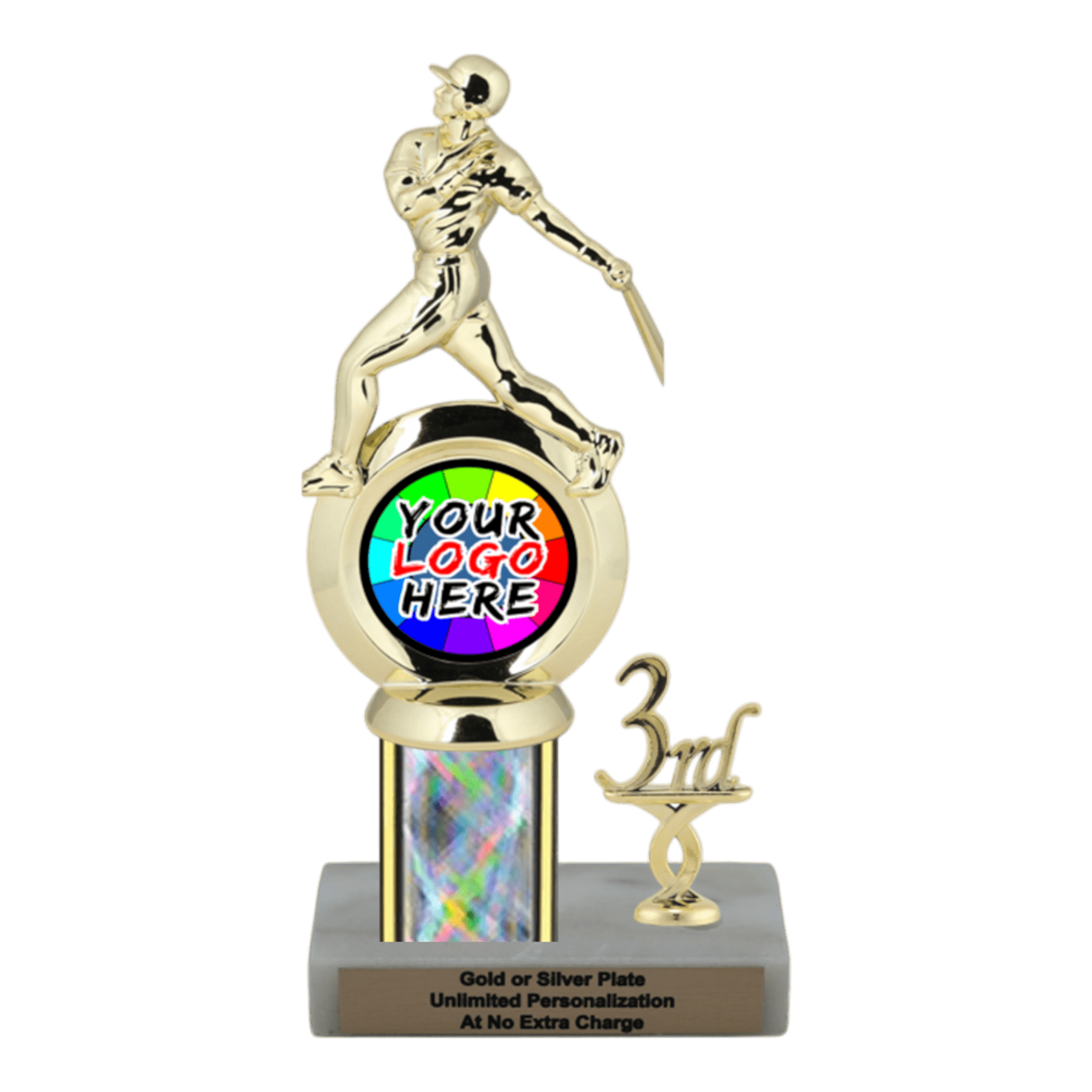 Customizable Insert Baseball Trophy - Type L Series 35703