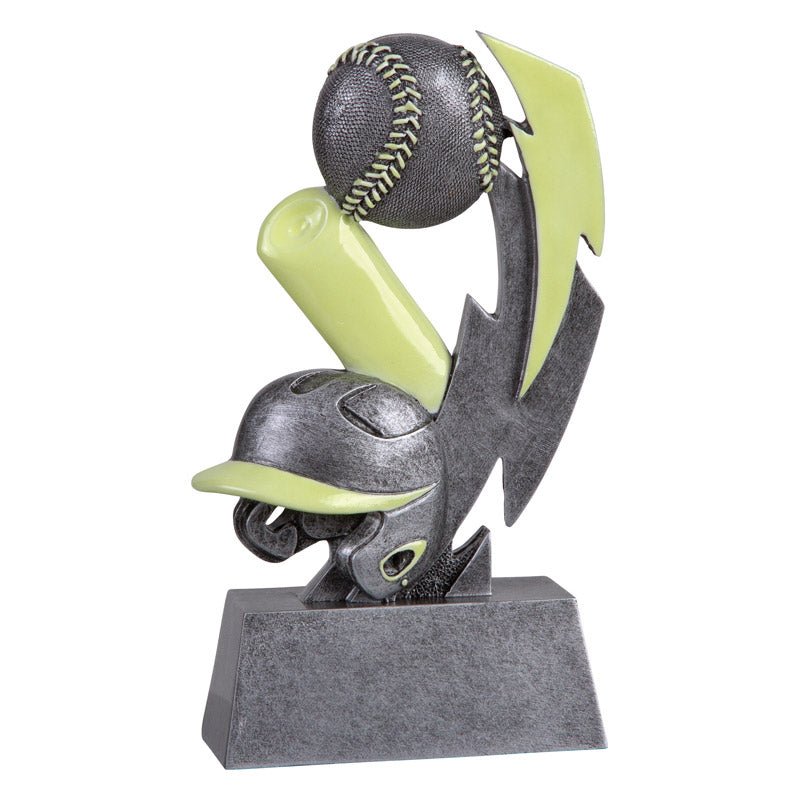 Dark Glow Series Baseball Resin Trophy