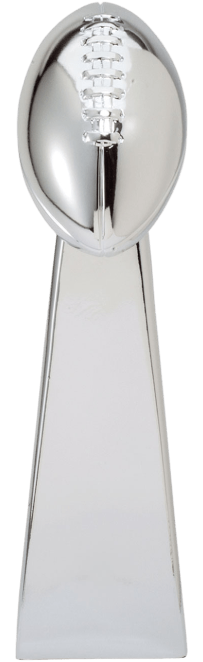 End Zone Tower Series 2RF148 Football Resin Trophy