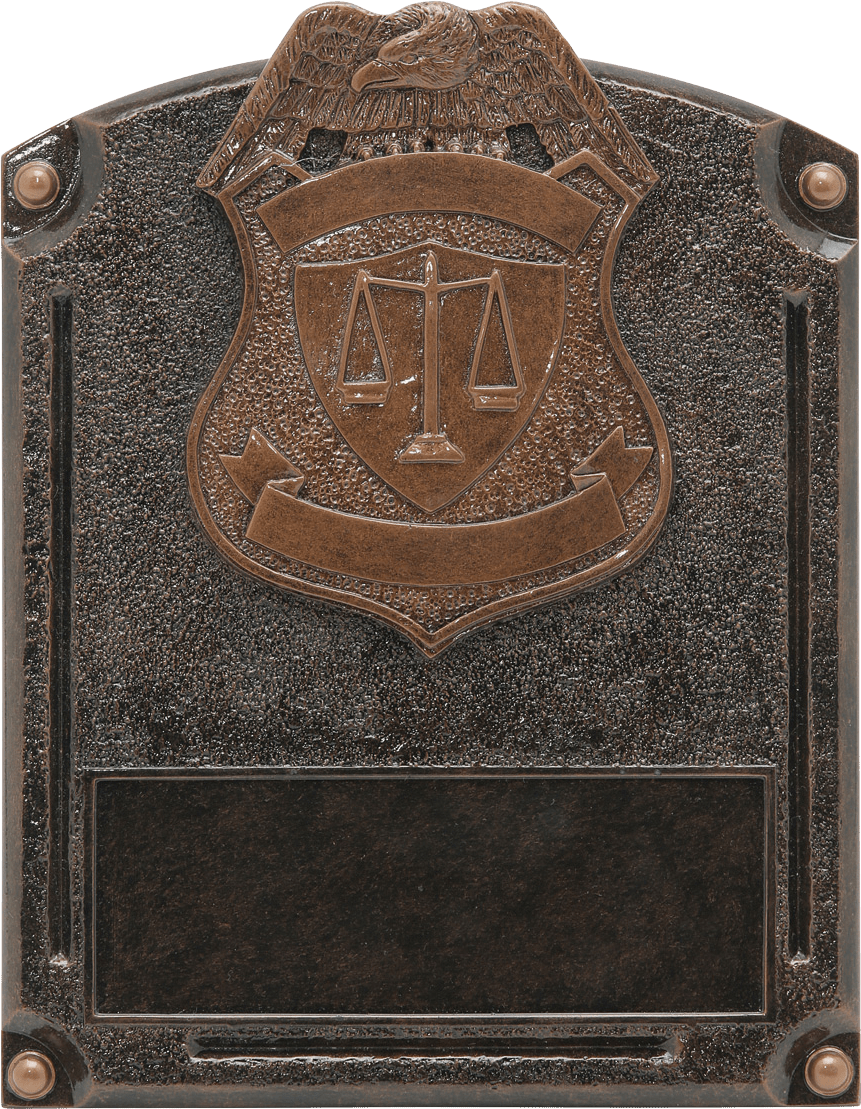 Legends of Fame Series Police Resin Trophy