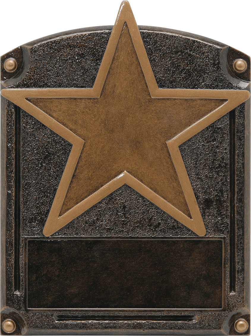 Legends of Fame Series Star Resin Trophy