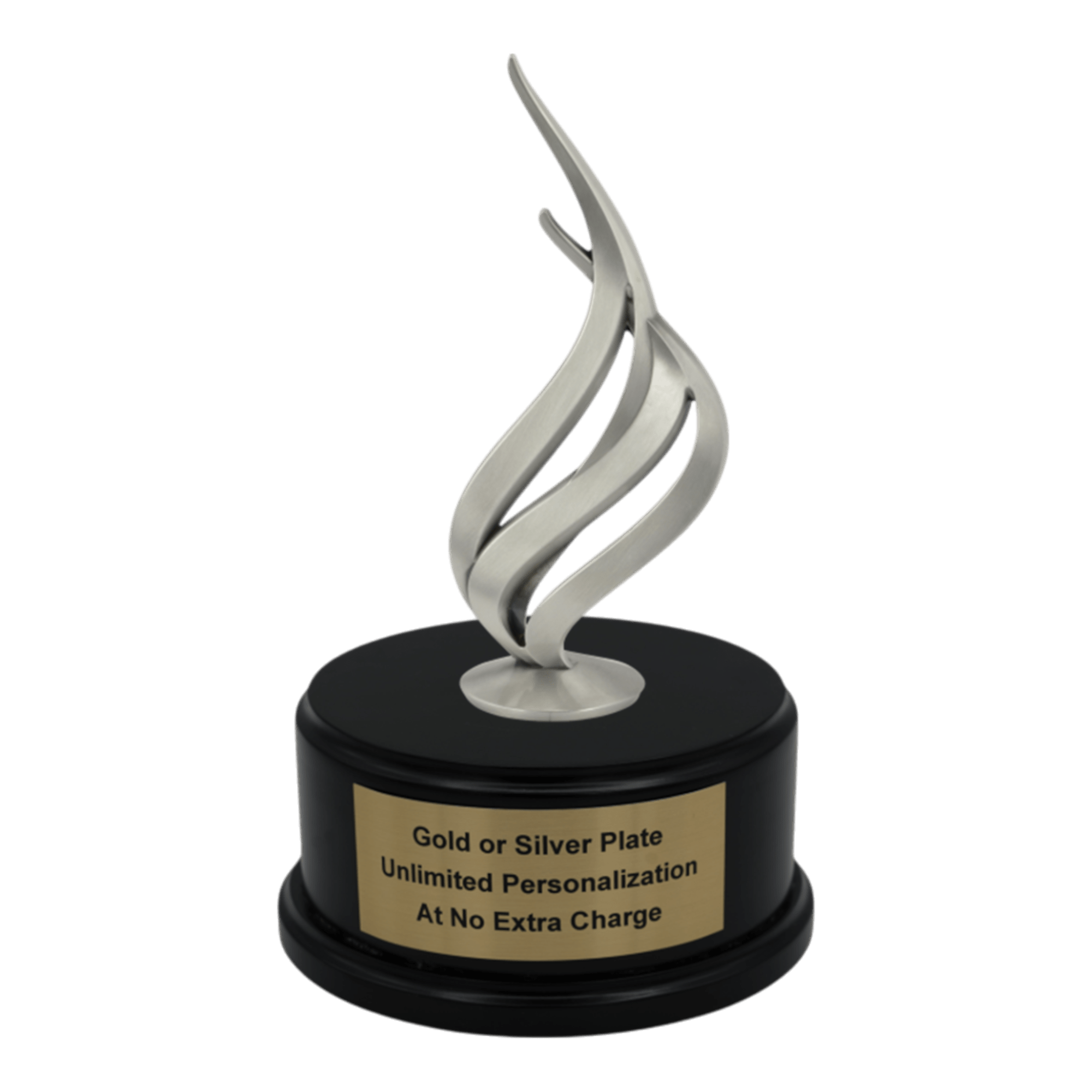 Premium Custom Silver Flame Trophy - Custom Silver Flame Trophy ...