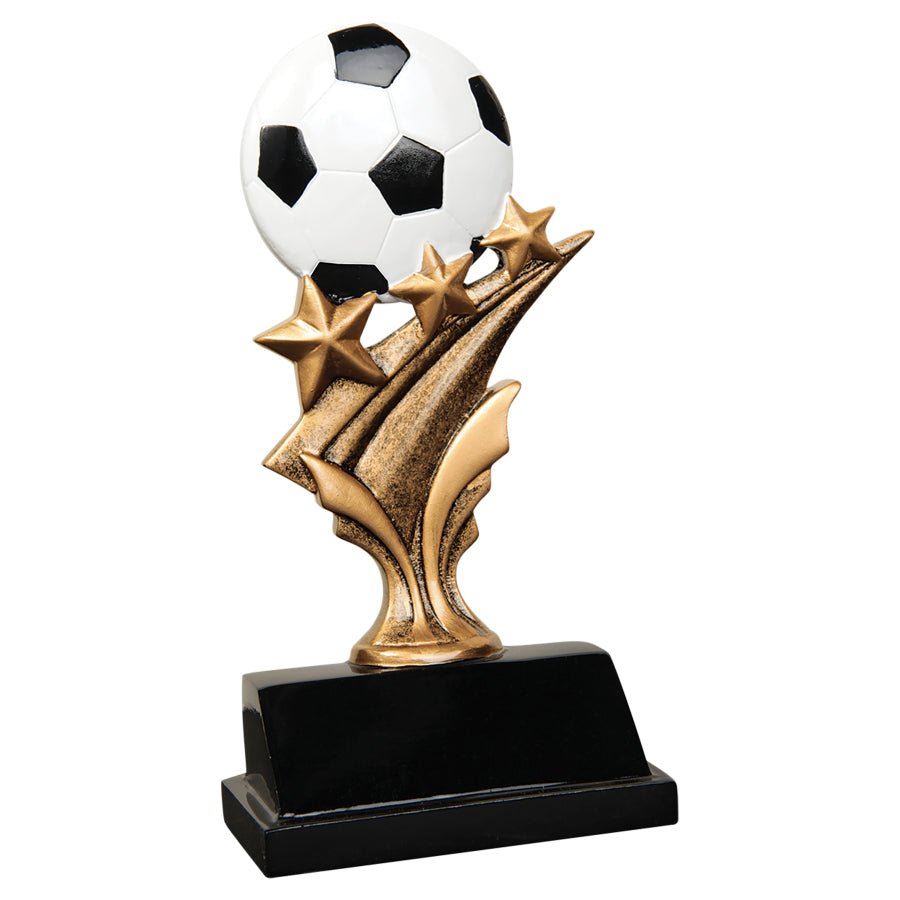 Tri Star Series Soccer Resin Trophy