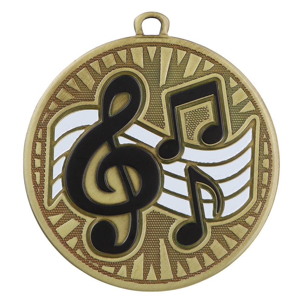Velocity Series Music Themed Medal - music themed medal | Gold, 3 ...