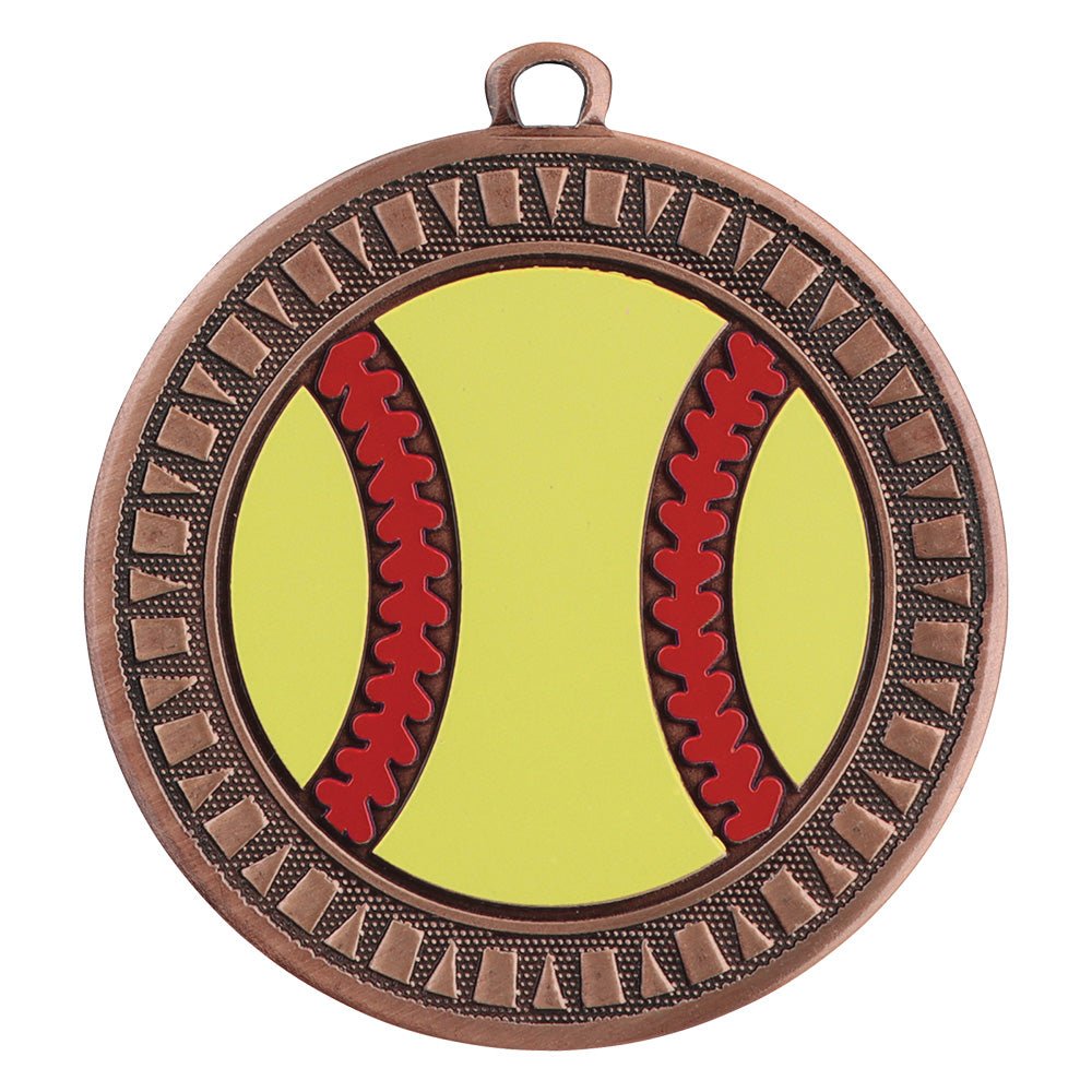Velocity Series Softball Themed Medal - softball themed medal | Gold ...