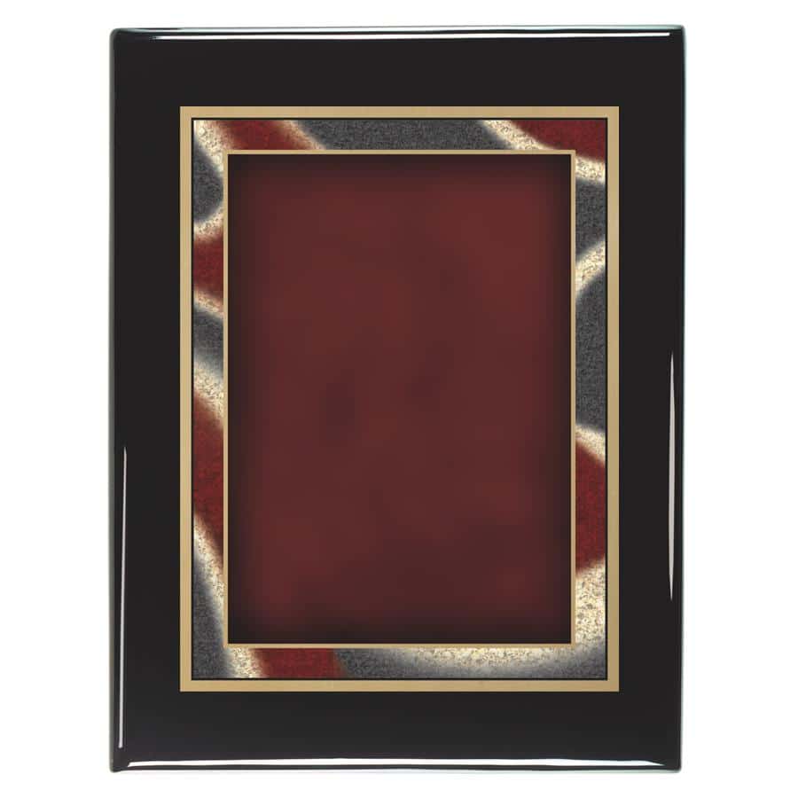 1AS Burgundy Decorative Plate Plaque