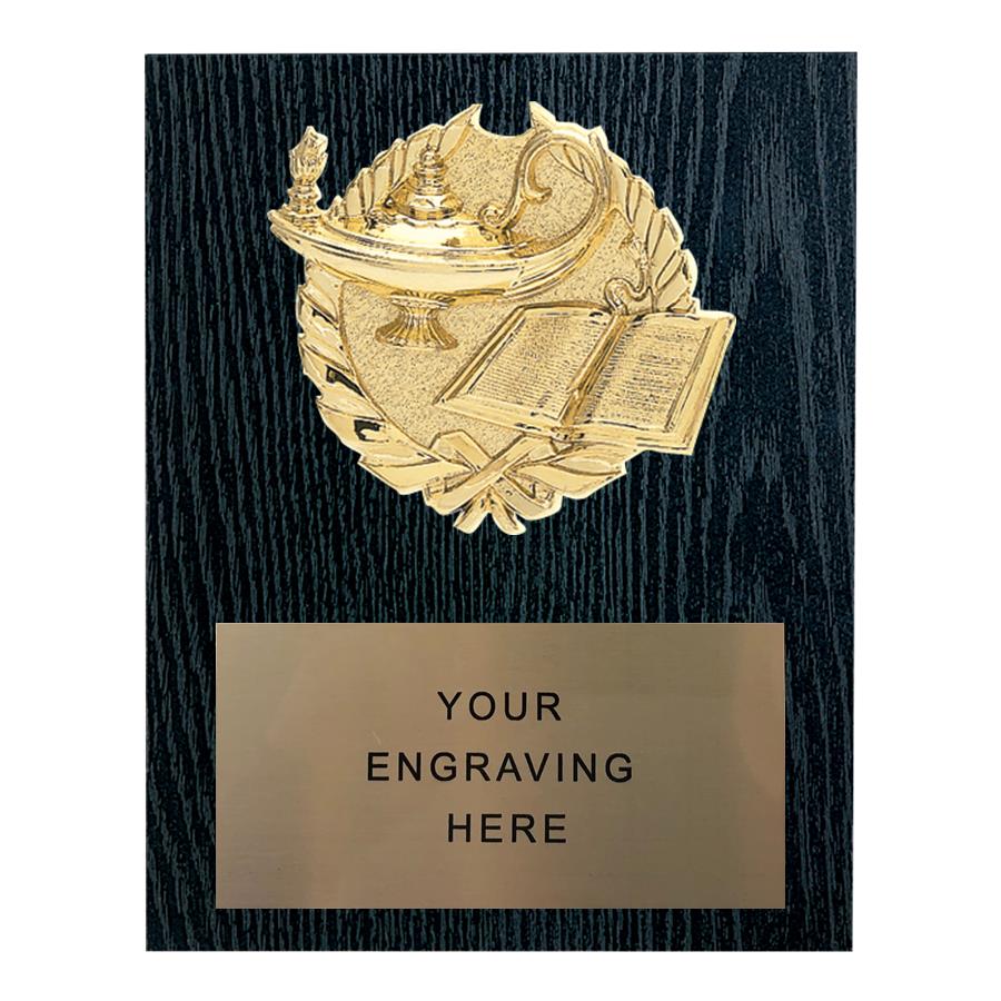 310 Series Lamp of Knowledge Plaque Award - Lamp of Knowledge Plaque ...