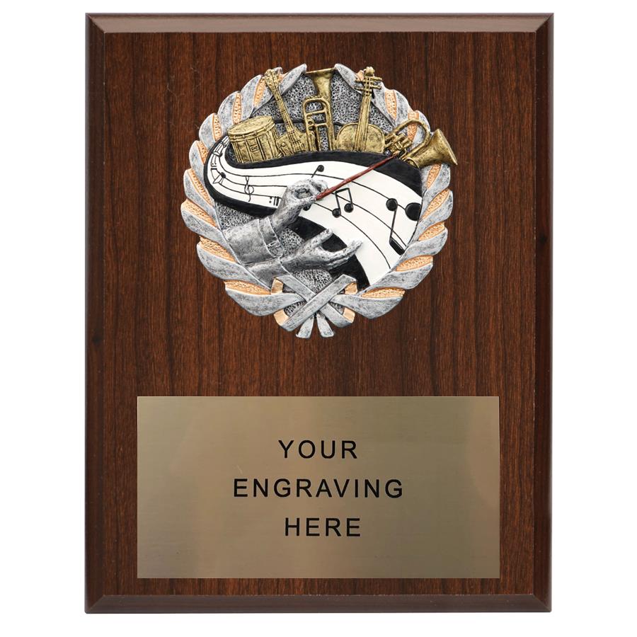 361 Series Music Plaque Award - music plaque award | Custom engraving ...