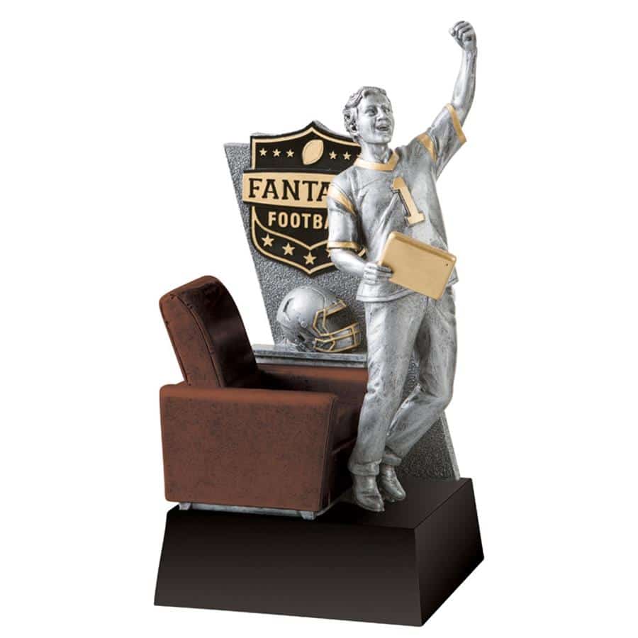 3RFC Sport Series Armchair Quarterback Fantasy Football Resin Trophy