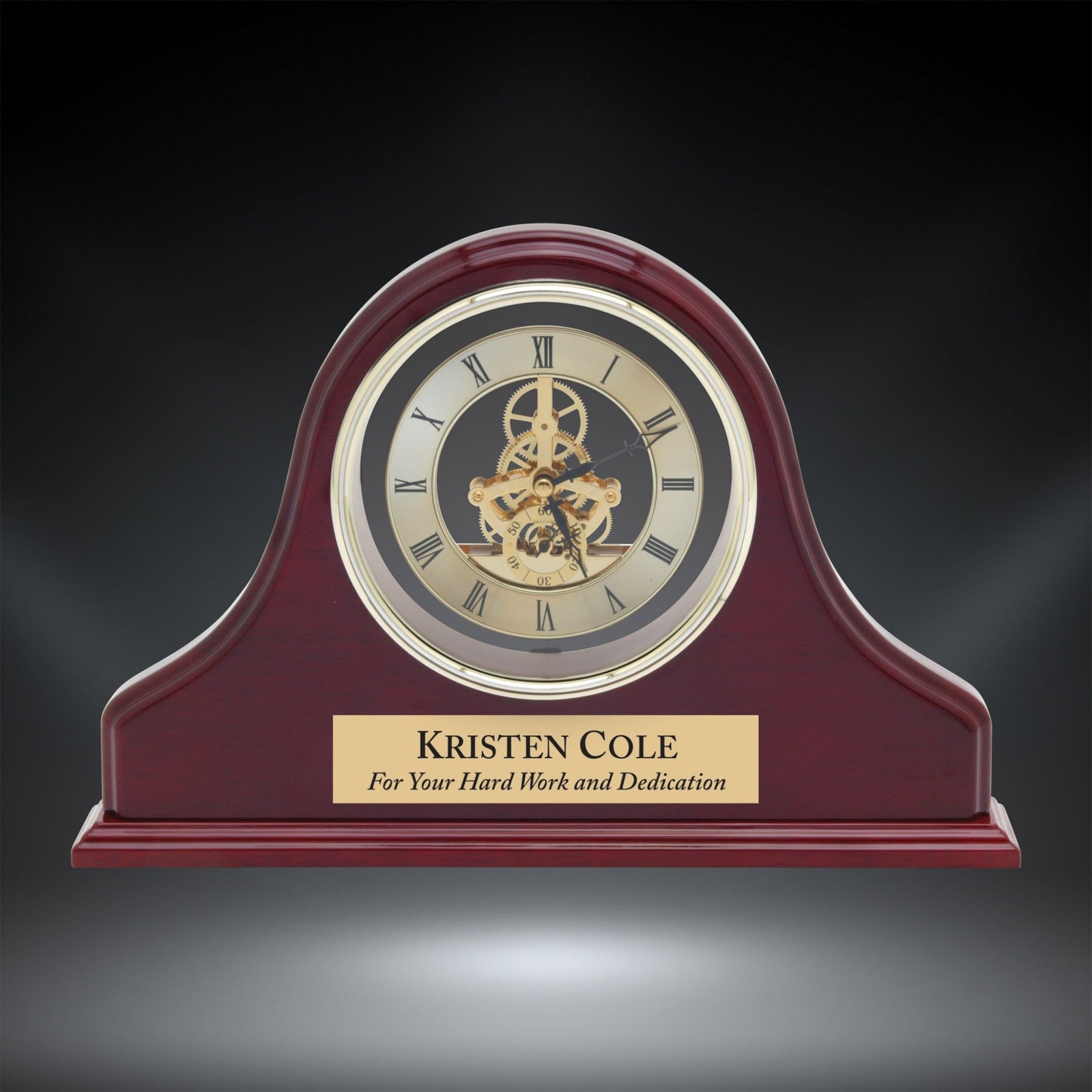 Benjamin Series Rosewood Desk Clock