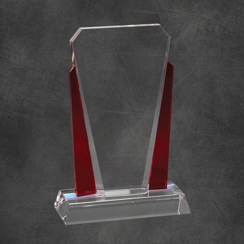 Bethesda Crystal Corporate Award - Red