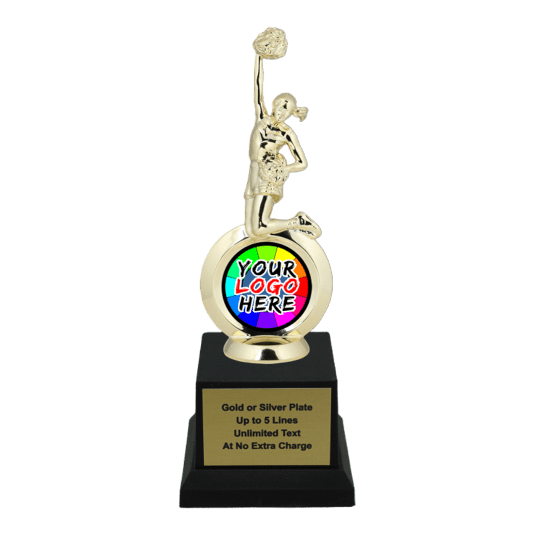 Customizable Insert Cheer Trophy - Type A1 Series 35706