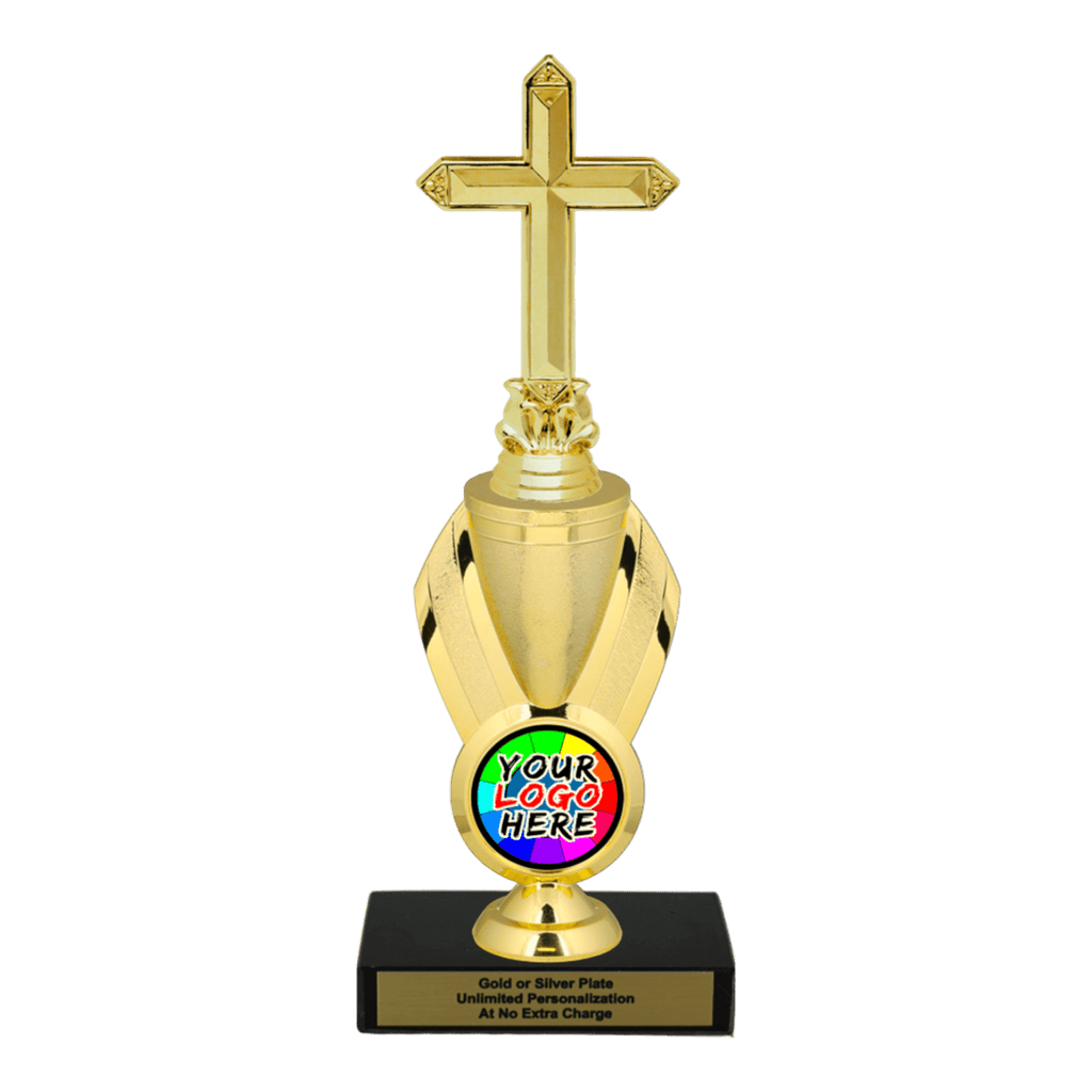 Custom Cross Trophy - Type B Series 34044 Engraved | Marble Base ...