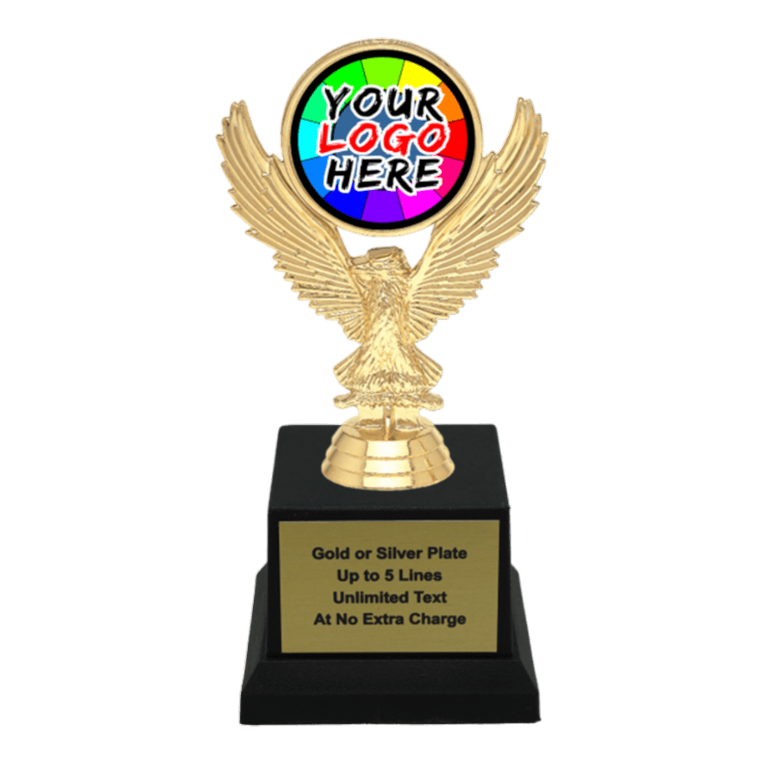 Customizable Insert Eagle Trophy - customizable eagle trophy | Engraved ...
