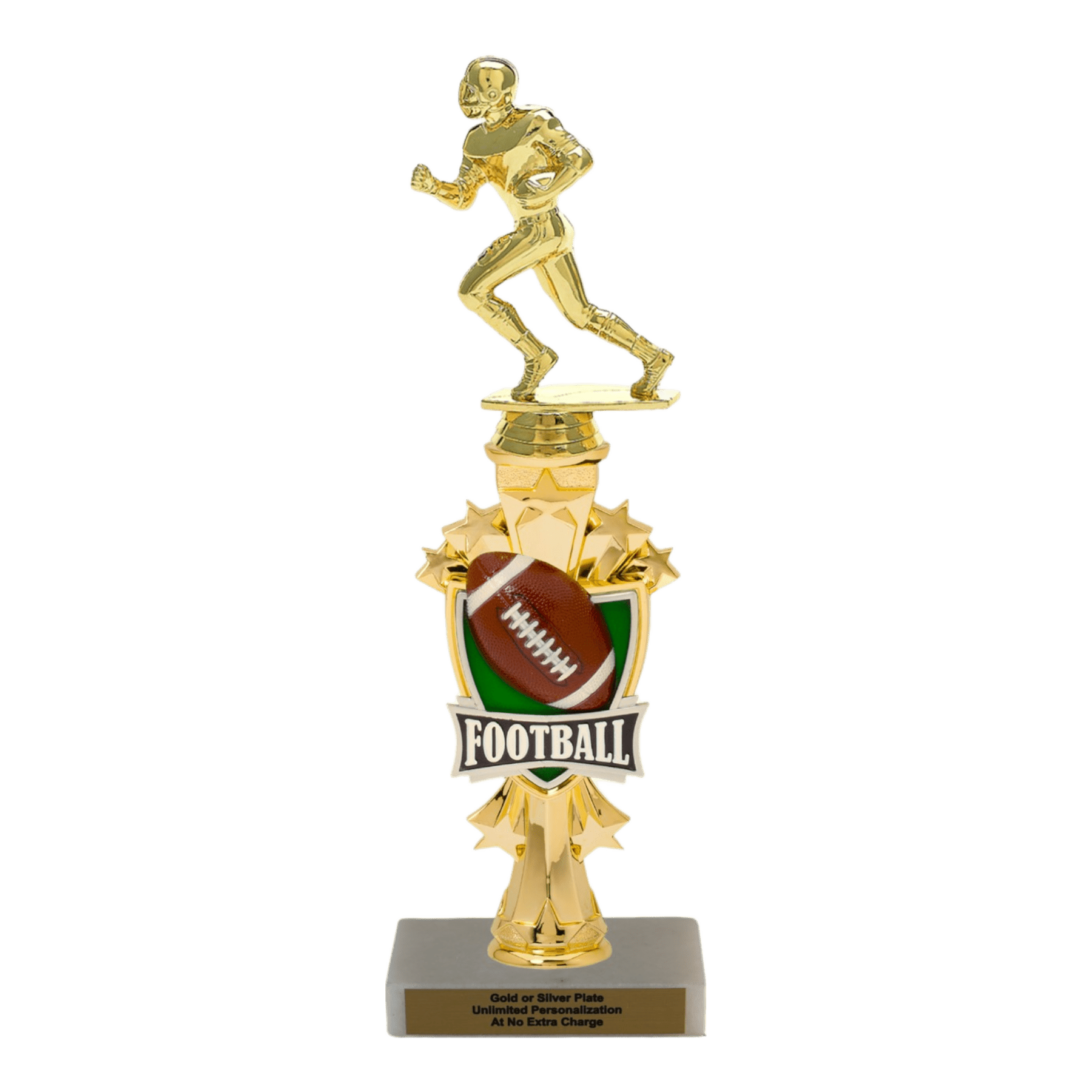 Custom Football Runner Trophy - Type B Series 3500/2MR736