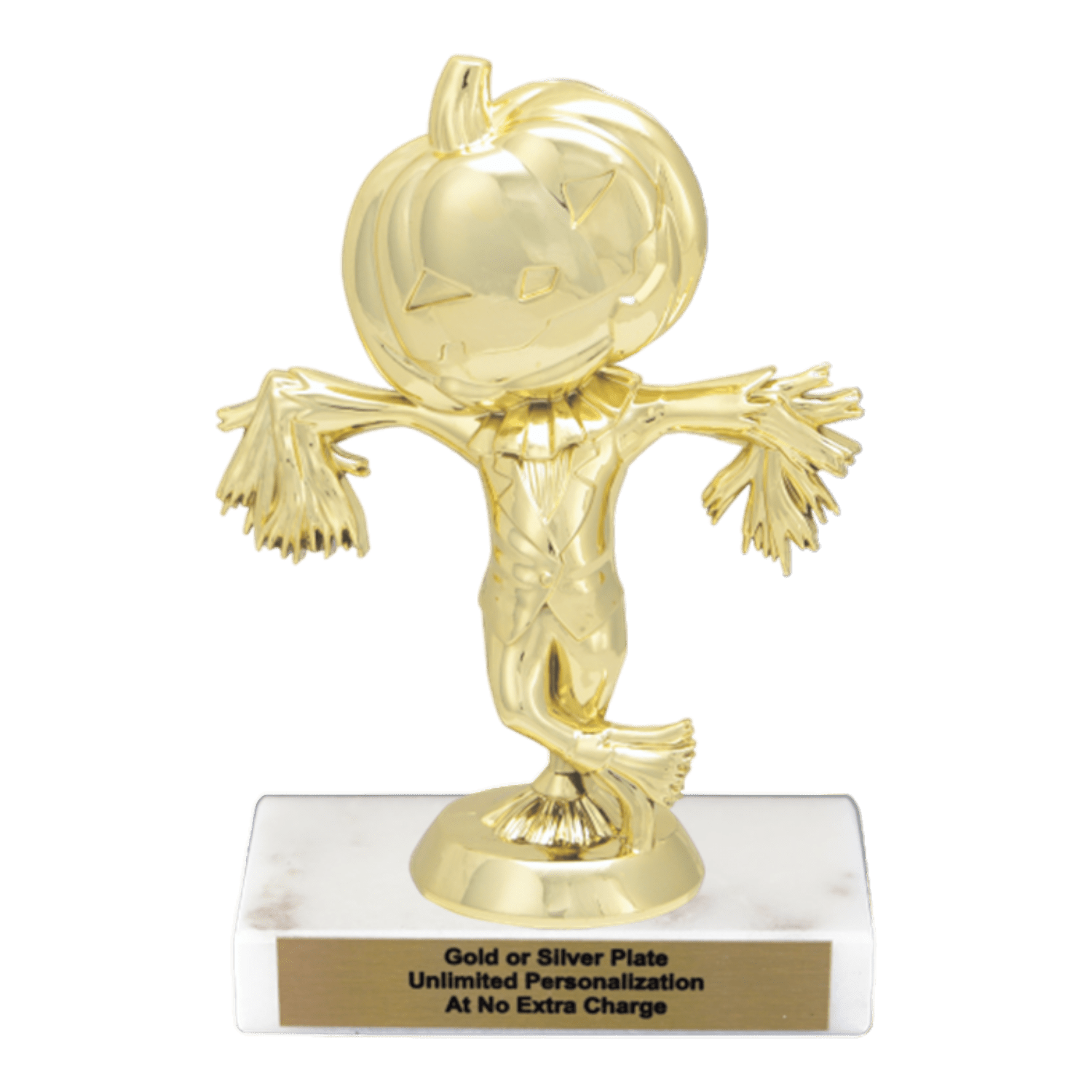 Custom Halloween Jack-O-Lantern Trophy - Type A Series 36509