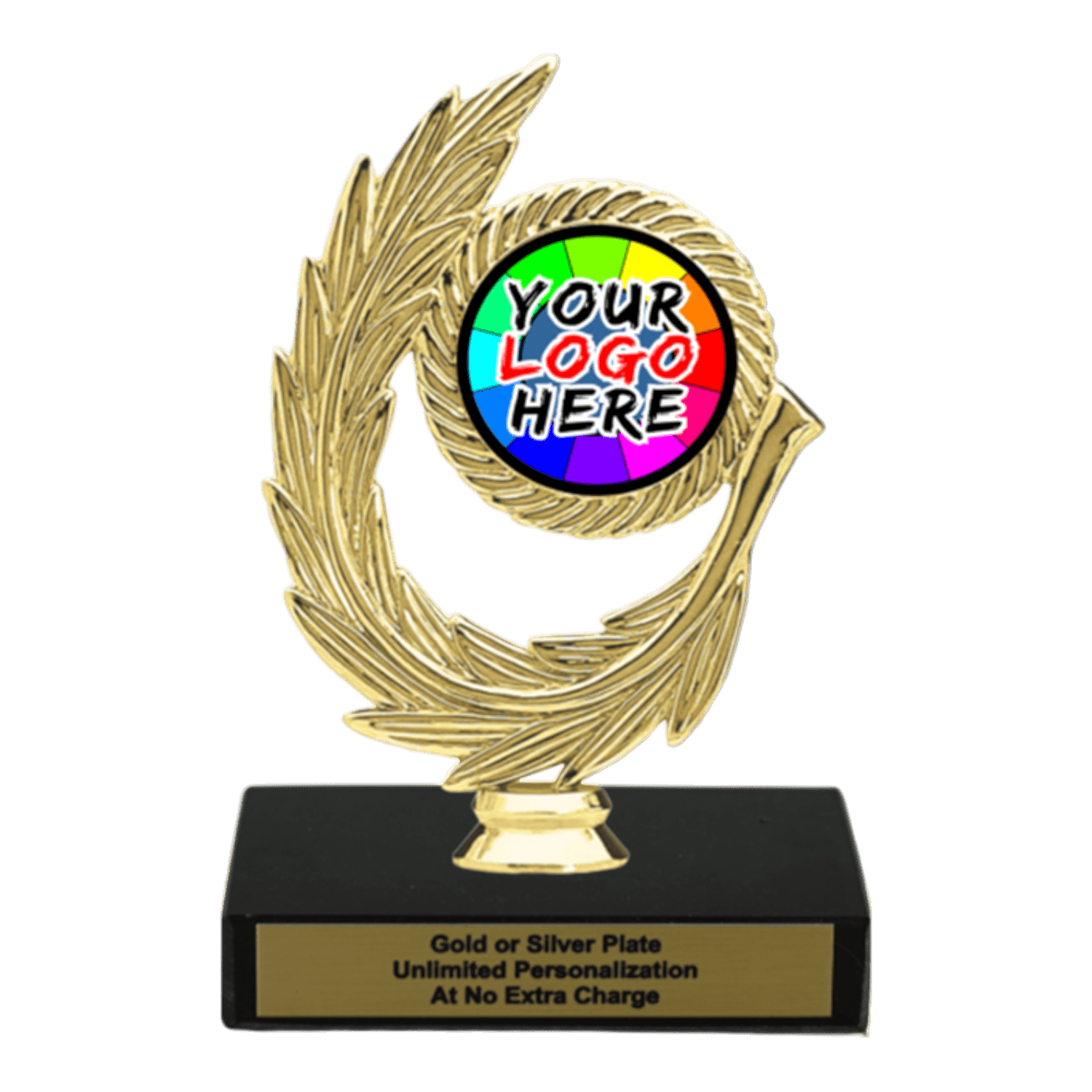 Customizable Insert Leaf Trophy - Type A Series 2H342