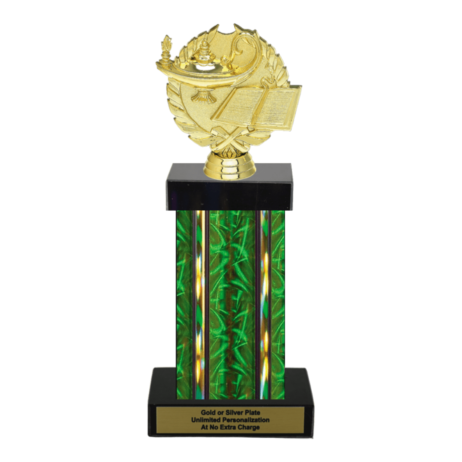 Custom Lamp of Knowledge Trophy - Custom Lamp Trophy | Engraved ...