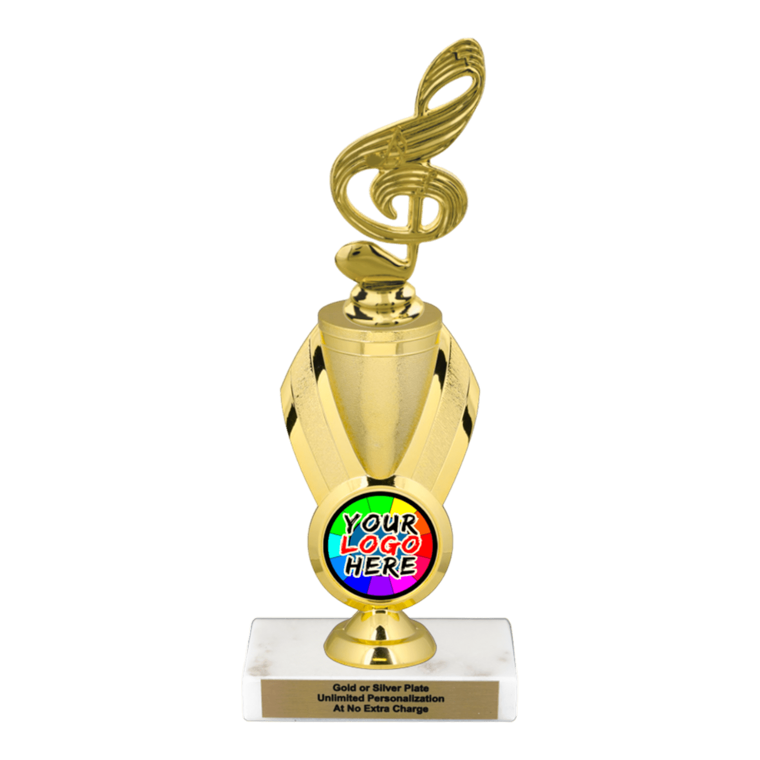 Custom Music Trophy - custom music trophy | Engraved Metal Nameplate ...