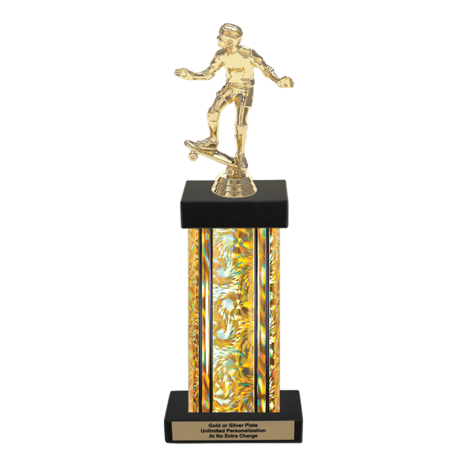 Custom Skateboarding Trophy - Type F Series 3565
