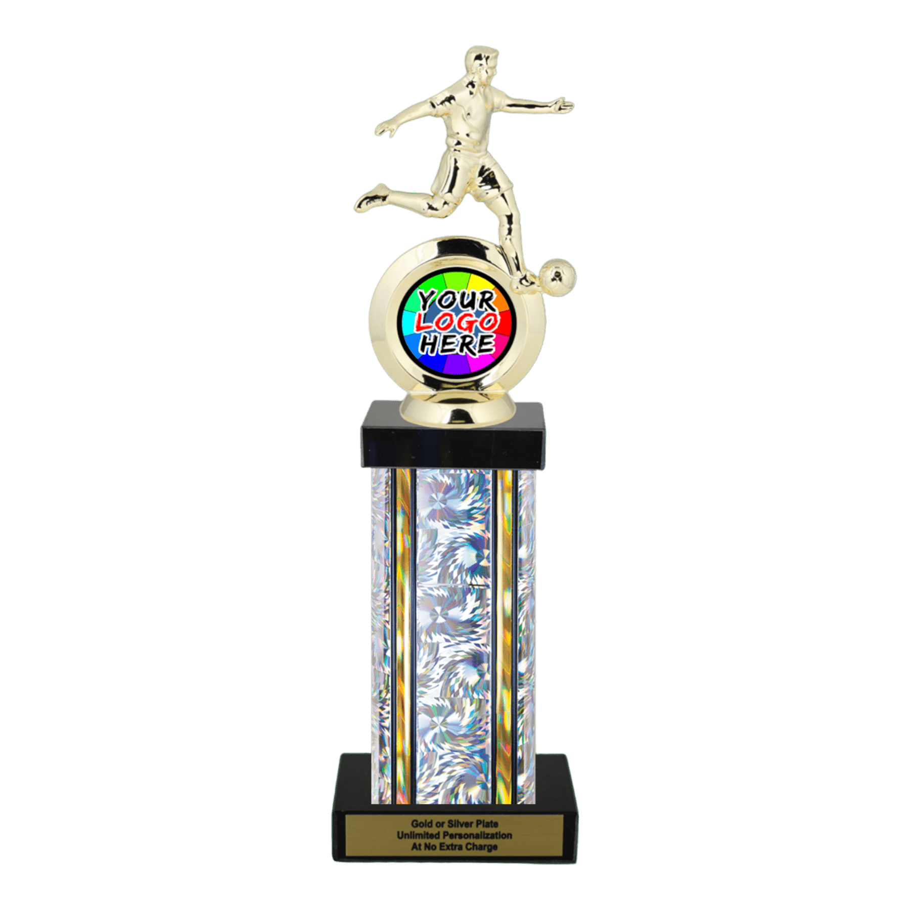 Customizable Insert Soccer Trophy - Type F Series 35715